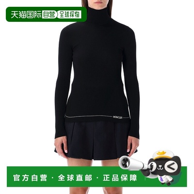 1h可退 香港直邮Moncler 盟可睐 女士 羊毛高圆领套头衫 9F00009M