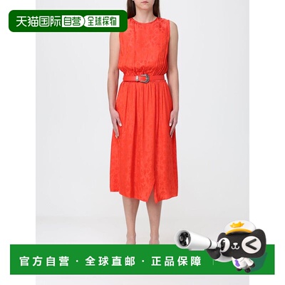 香港直邮PINKO 女士连衣裙 106801A3ANA99 AW2025 粉红色 Abito C