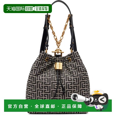 香港直邮Balmain 巴尔曼 女士 黑色 Pulse Monogram Jacquard 双