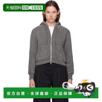 香港直邮Our Legacy 女士 灰色 Mischief 连帽衫 W4256MW拉链卫衣