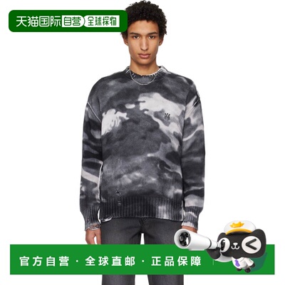 香港直邮AMIRI 男士 灰色 Camo 针织衫 AMTOKN1015G