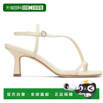 1h可退 香港直邮aeyde 女士 灰白色 Elise Leather Toe-Post 凉鞋