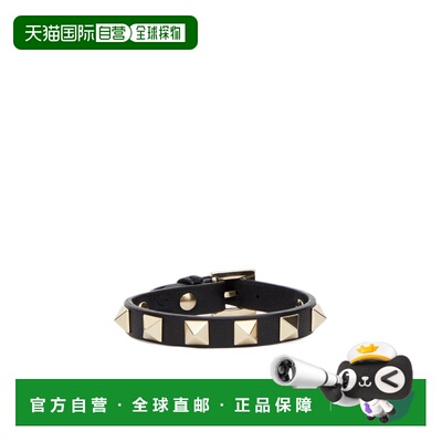 香港直邮VALENTINO 女士手链手镯 WJ0X53VSH0NO CO 黑色 铆钉手链