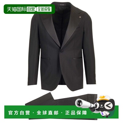 香港直邮TAGLIATORE 男士西服 SPL15A01N1167 SS2025 黑色 tuxedo