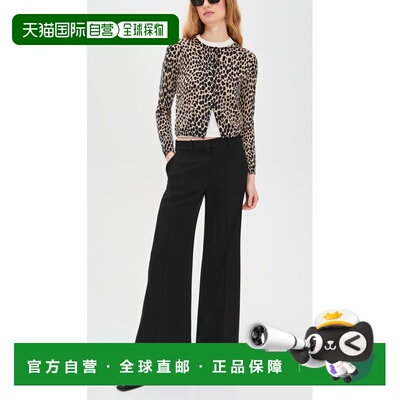 1h可退 香港直邮THEORY 希尔瑞 女士 Fluid 喇叭型长裤 black黑色