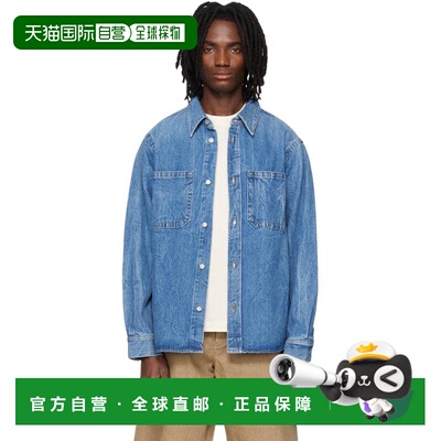 1h可退 香港直邮AGOLDE 男士 蓝色 Craven 牛仔衬衫 A40651885twi