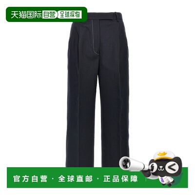 香港直邮Thom Browne 腰带环直筒裤休闲裤 FTC503A02872羊毛