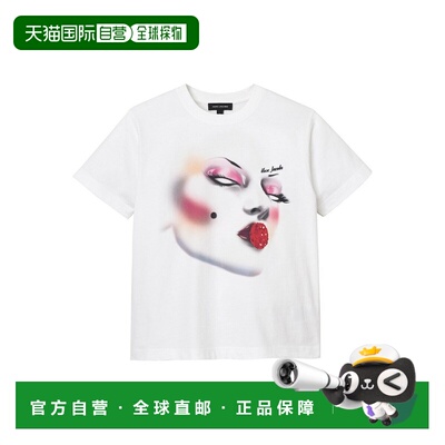 1h可退 欧洲直邮MARC JACOBS 女士T恤 2S6RTP050C38 SS2026 白色