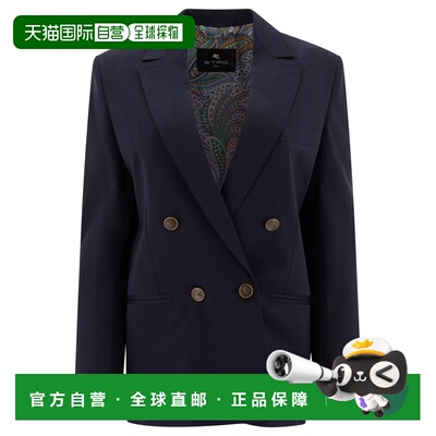 1h可退 香港直邮ETRO 女士外套 WRCA007099TUEG0B3895BLUE SS2025