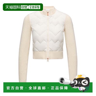 香港直邮Moncler 羊毛长袖针织羽绒服 K20939B00044M2024