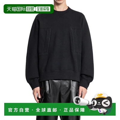 1h可退 香港直邮SACAI 男士针织衫 2503813M001 AW2025 黑色 长袖