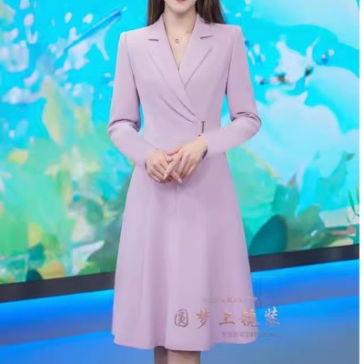 艺考主播上镜装新闻主持职业装