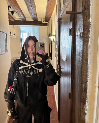 ProjectGR骷髅印花美式休闲卫衣