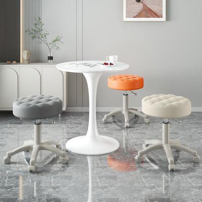 Elevating rotating chair, beauty salon, barber shop stool