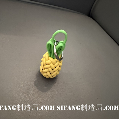 菠萝手工款编织创意夏季新款包包挂件可爱个性包包挂绳