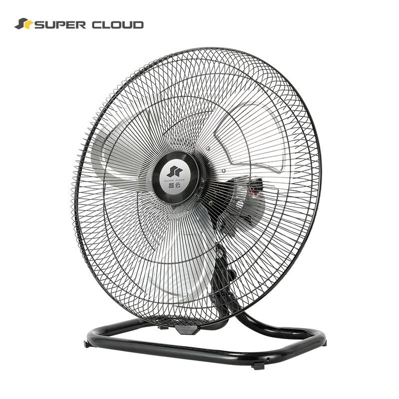 Supercloud摇头趴地扇工业扇大风量大功率台式落地扇商用强力风力