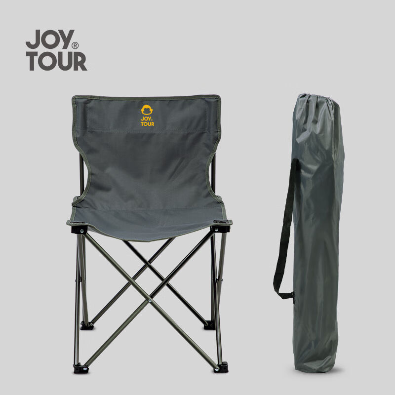 JOYTOUR户外折叠椅便携式小凳子钓鱼椅背靠椅沙滩椅写生椅家用休