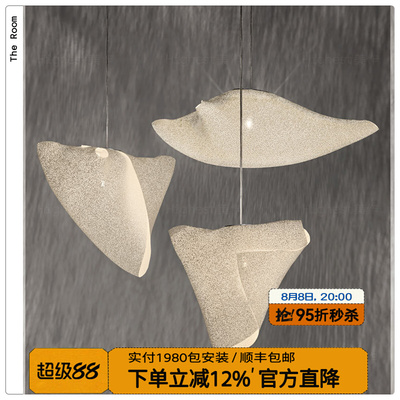 西班牙Alvarez极简空中芭蕾餐厅吊灯设计师款别墅挑空吊灯组合灯