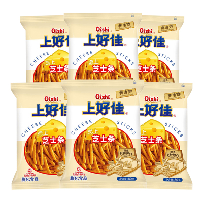上好佳芝士条40g*10/20袋怀旧童年解馋薯条办公膨化零食休闲小吃
