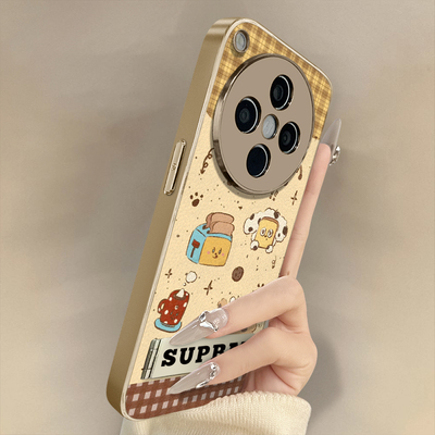 浙皇适用于oppofindx8手机壳x7ultra新款x6pro高级x5全包a97防摔a93s支架a72网红a57卡通羊皮男女a2吐司蛋糕