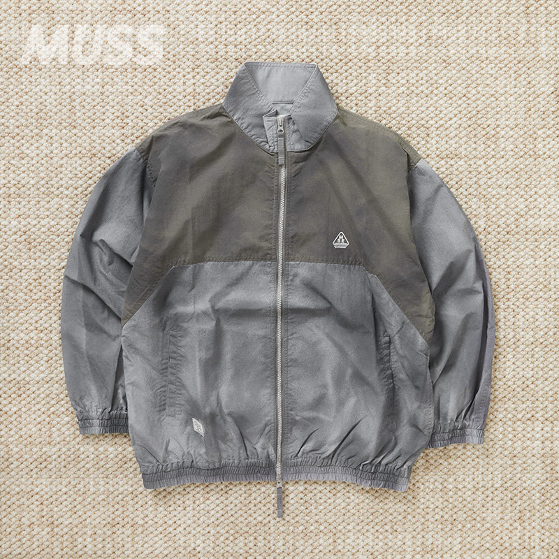 现货 MAGIC STICK TRACK JACKET机能拼布做旧夹克_虎窝淘