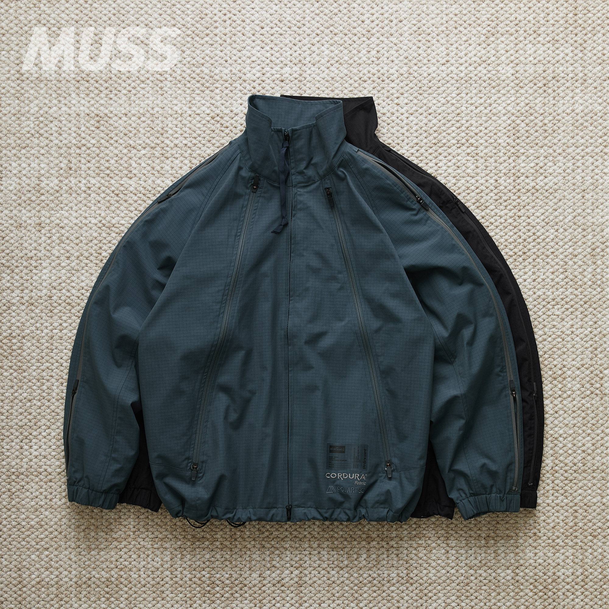 现货POLIQUANT X WILDTHINGS ZIPPERED JKT联名机能户外拉链夹克