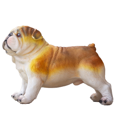 户外花园仿真金毛犬柴犬摆件