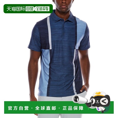 自营Ben Sherman色块m e lange Tech运动衫运动型polo衫-蓝色 美