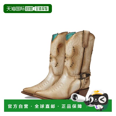 1h可退 【美国直邮】Corral F1348 女靴 时尚优雅真皮靴子 舒适修