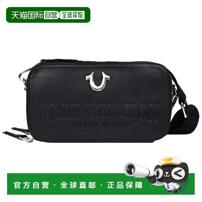 自营True Religion Double-Zip Horseshoe Camera Bag - black 美