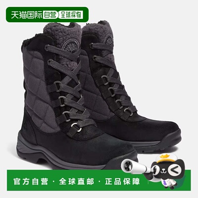 自营Timberland白色壁架高TB0A43X8EK4女士黑色防水雪地靴LIQ11-