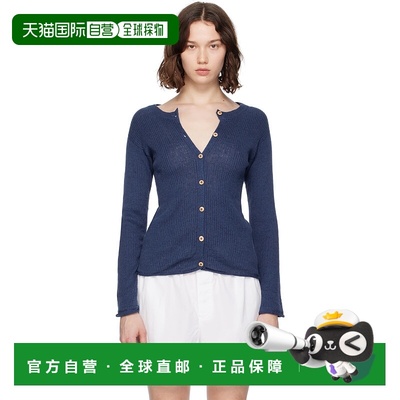 1h可退 香港直邮潮奢 Baserange 女士 蓝色 Drip 开衫 KDRCLISU25