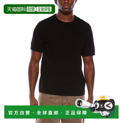 自营rag & bone Harvey针织衬衫-黑色 美国奥莱直发