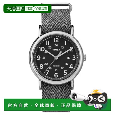 自营Timex Men's Weekender  Black Dial Watch - black 美国奥莱