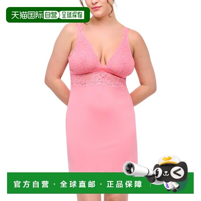 自营Cosabella Carmela Plunge Chemise - pink 美国奥莱直发睡衣