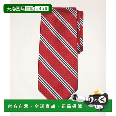 美国直邮Brooks Brothers 其它领带真丝围巾披肩经典条纹