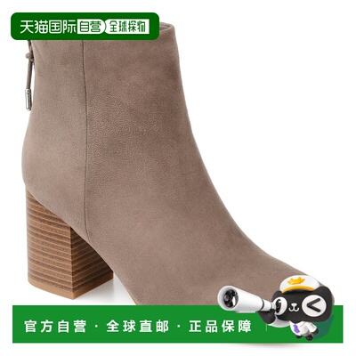 自营 Journee Collection 女士 Tru 舒适泡沫 Audrina 短靴 - 灰