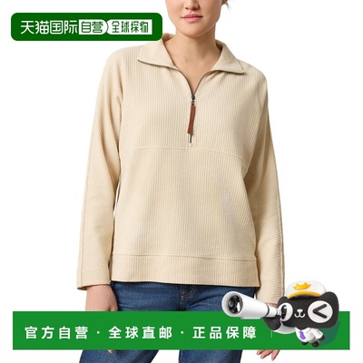 自营Lilla P Dolman Half Zip Pullover - white 美国奥莱直发