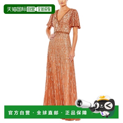 自营Mac Duggal Gown - Copper 长裙连衣裙美国直发奥莱