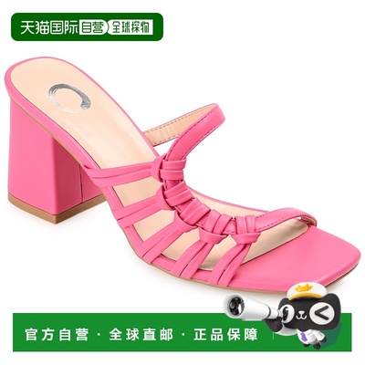 自营 Journee Collection 女士 Emory 高跟鞋 - 粉色 美国奥莱直