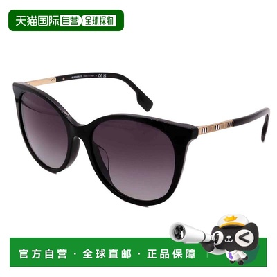 自营 BURBERRY太阳镜BE4333F-30018G-55-17-140非偏振-黑色 美国