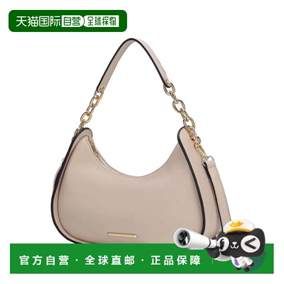 自营mia k collectionLottie Vegan Leather女式Hobo手提包半月形