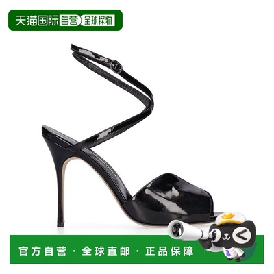 自营Manolo Blahnik Calfskin Stiletto Heel Women's Sandals -