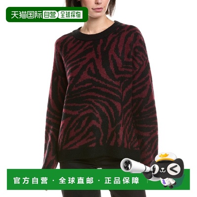 自营Vince Camuto Zebra Sweater - red 美国奥莱直发