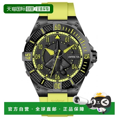 自营Invicta Men's Aviator 50mm手表IN-50666-黄色 美 美国奥莱