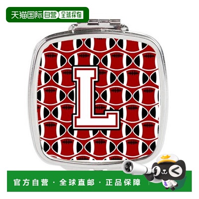 自营Carolines Treasures CJ1082-LSCM 字母 L 足球红衣主教正品