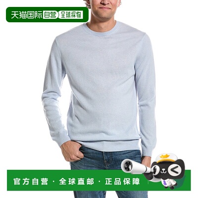 自营forteforteForte Classic Crew Cashmere Sweater - blue 美
