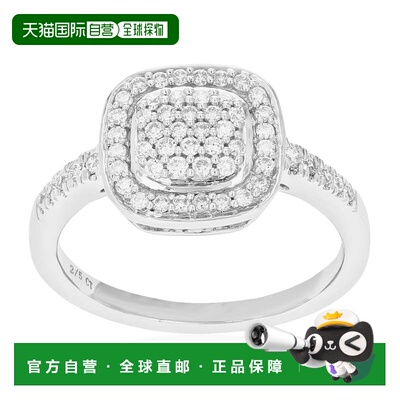 自营vir jewels2/5 克拉 56 颗宝石圆形切割实验室培育钻石订婚戒