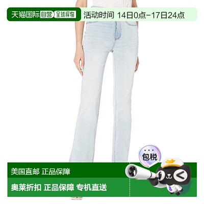 自营AFRM Huxley Baby Jeans Womens Blue Denim  Wash Bootcut L