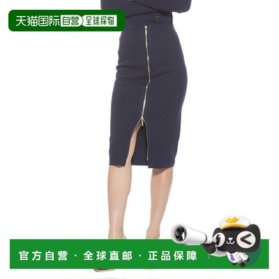 自营 alexia admorAriana Skirt - navy 美国奥莱直发半身裙中裙